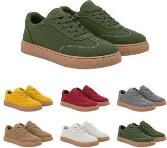 Generic Chaussures d&eacute;contract&eacute;es confortables &agrave; lacets pour femme - Chaussures de marche l&eacute;g&egrave;res - Baskets dext&eacute;rieur antid&eacute;rapantes avec semelle int&eacute;rieure e