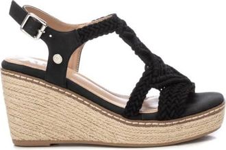 Xti Sandale Femme Noir - Chaussures confortables et polyvalentes - Mode d&eacute;contract&eacute;e - Mod&egrave;le 14283402 (Taille39)