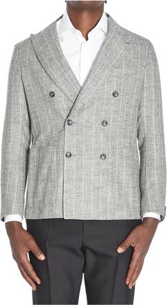 Tagliatore Homme, Vestes, Gris, Taille: L Montecarlo Double-Breasted Jacket