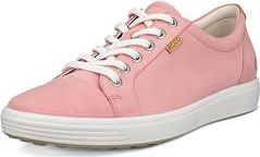 Ecco Baskets Soft 7 pour Femme, Nubuck Vieux Rose, 7-7.5