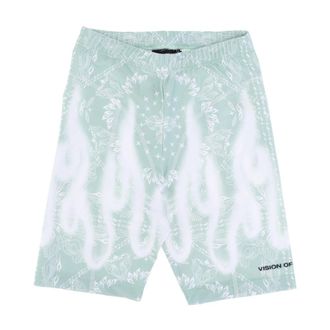 Vision Of Super Bandana Print Leggings f&uuml;r Damen - - Shorts - Damen - Gr&uuml;n - M