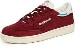 Reebok Baskets Club C 85 pour femme, Rouge rétro/craie/cyan futur, 37.5 EU