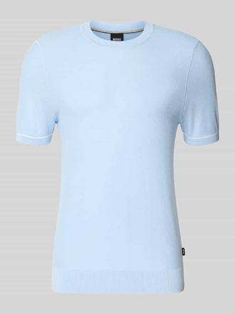 HUGO BOSS Regular Fit T-Shirt aus Strick Modell H-NALON
