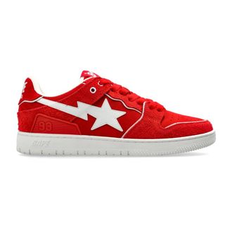 A Bathing Ape A Bathing Ape, Homme, Chaussures, Rouge, Taille: 41 EU Sports Chaussures With Logo