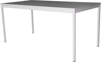 Szagato Schreibtisch (Stahl) LxB: 180x100 cm, lichtgrau, Marke (Arbeitstisch, Bürotisch, Druckertisch Büro-Möbel Arbeitszimmer Computertisch großer Schreibtis