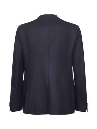 Tagliatore Mens Blue Wool And Cashmere Montecarlo Blazer Virgin Jacket