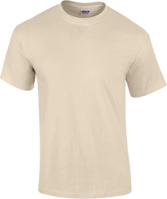 Gildan Unisex Ultra Cotton Adult T-Shirt Tshirt, Sand, M