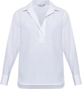 Max Mara Femme, Blouses et Chemises, Blanc, Taille: 38 FR Violino Top