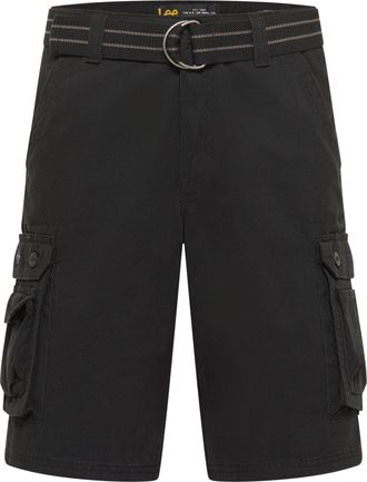 Lee Herren Wyoming Cargo Casual Shorts, Schwarz, 38W EU