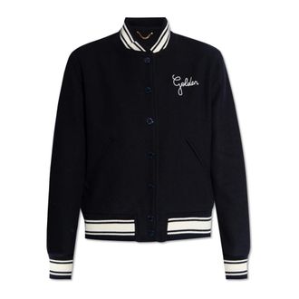 Golden Goose Bomberjacke mit kontrastierenden Details - - Jackets - Damen - Blau - XS