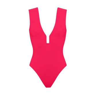 Eres Tiefer V-Ausschnitt Badeanzug Grenadine - - Swimwear - Damen - Rosa - S