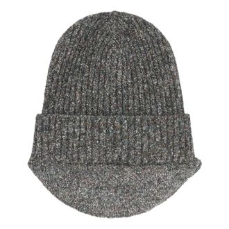 RANRA Gerippte Strickm&uuml;tze - - Accessories - Herren - Grau - ONE SIZE