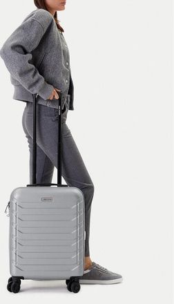 Gino Rossi Kabinenkoffer GIN-S-003-05-SILVER Silberfarben