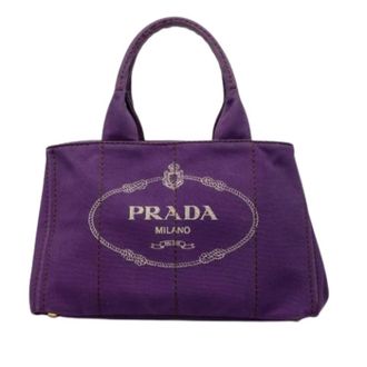 Prada Sac cabas en toile Pre-owned - Femme - Pre-owned - Violet - Taille: ONE Size