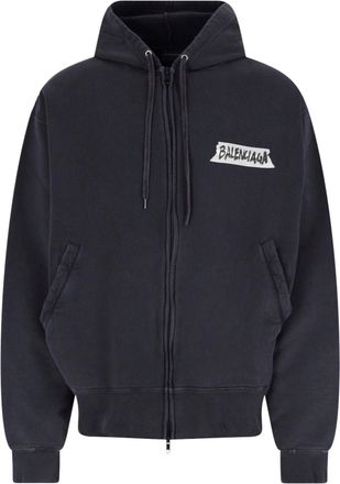 Balenciaga Kapuzensweatshirt Masking Tape