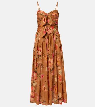 Zimmermann Maxikleid Mahon aus Seide