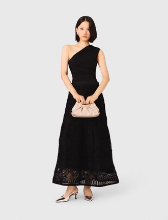 Maje Asymmetrischer Body - Schwarz - Maje