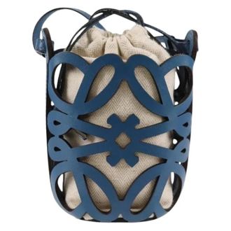 Loewe Sac port&eacute; &eacute;paule Pre-owned - Femme - Pre-owned - Bleu - Taille: ONE Size