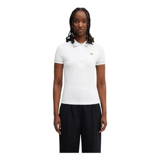 Lacoste Femme, Tops, Blanc, Taille: 42 FR Polo Chemises