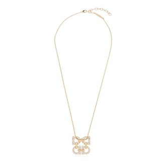 Ferragamo Collier avec pendentif - Femme - Accessoires - Jaune - Taille: ONE Size