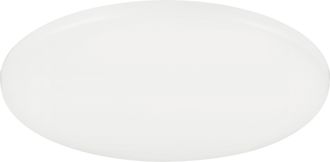 Eglo LED Deckenleuchte Rapita, runde Einbauleuchte, Deckenlampe aus Aluminium und Kunststoff in Wei&szlig;, Einbaustrahler in warmwei&szlig;, &Oslash; 21,5 cm