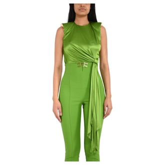 Elisabetta Franchi Femme, Combinaisons et Ensembles, Vert, Taille: 40 FR Jumpsuit