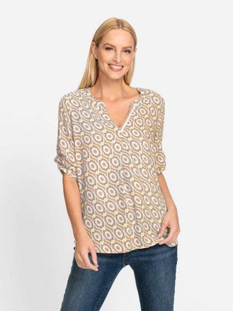 Heine Klassische Bluse Druckbluse 3/4-Arm