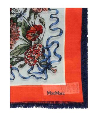 Max Mara Schal - Hellrot