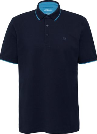 s.Oliver Sportives Piqu&eacute;-Poloshirt mit Kontrast-Details