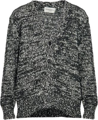 Officine Générale cardigan à boutonnière - Noir