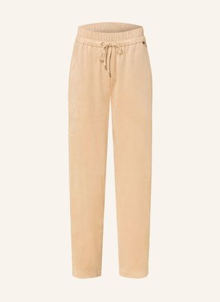 Marc Cain Hose Ranchi In Lederoptik beige