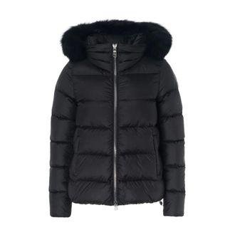 Colmar Femme, Vestes, Noir, Taille: 42 FR Originals 2216F Veste Puffer Noire avec Fourrure