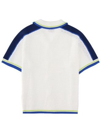 Casablanca Crochet with Logo Shirt - Multicolor