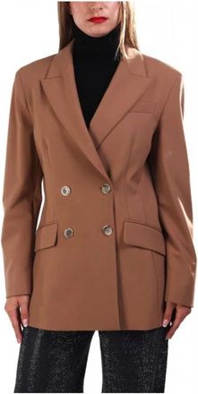 Marella Femme, Vestes, Brun, Taille: 44 FR Marella - Vestes > Blazers