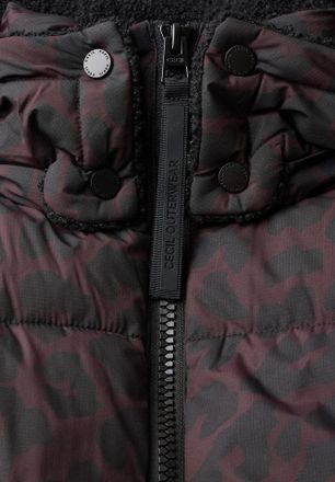Cecil Steppjacke mit Animal-Print