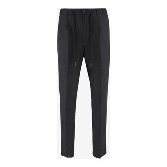 Tagliatore Stretch-Wollhose - - Trousers - Herren - Schwarzk - L