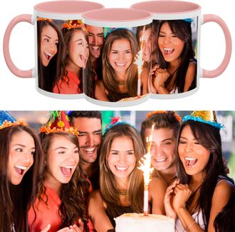 Generic Individuelle Tasse mit Bild oder Text Ihrer Uploads, personalisierte Tasse, mikrowellen- und spülmaschinenfest, Keramikbecher, 325 ml