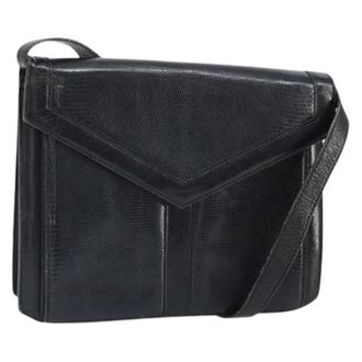 Saint Laurent Pre-owned Leder Crossbody Bag - - Pre-owned - Damen - Schwarzk - ONE SIZE
