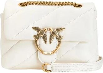 Pinko Pinko, Femme, Sacs, Blanc, Taille: ONE Size Mini Love Bag Puff