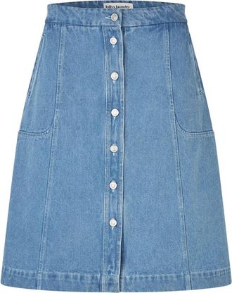 Lollys Laundry Femme, Jupes, Bleu, Taille: 36 FR Denim Skirts