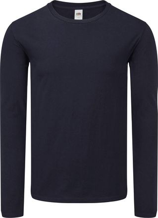 Fruit Of The Loom Iconic 150 Classic Long Sleeve T-Shirt, Farbe:deep Navy, Gr&ouml;&szlig;e:3XL