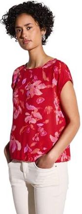 Street One A345629 Chemisier imprim&eacute;, Glory Red, 38 Femmes