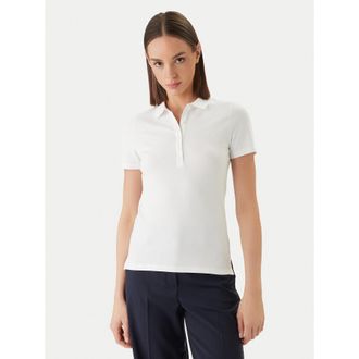 GANT Poloshirt 4201535 Wei&szlig; Slim Fit