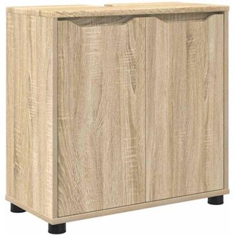 vidaXL Badezimmerwaschbecken-Schrank Sonoma-Eiche 60 x 30 x 60 cm vidaXL