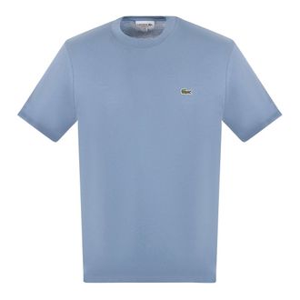 Lacoste T-shirt en coton - Homme - Tops - Bleu - Taille: L
