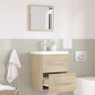 vidaXL Vidaxl - Cabinet de salle de bain 41 x 38.5 x 48 cm Bois ding&eacute;nierie