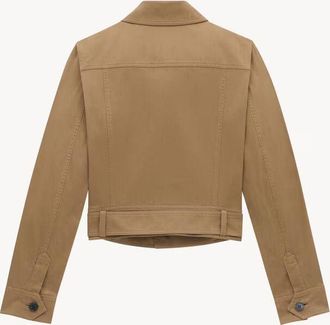 Saint Laurent Belted Utility Jacket - Beige