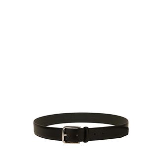 HUGO BOSS Ceinture en cuir italien avec boucle ardillon - Homme - Accessoires - Noir - Taille: 105 CM