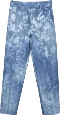 Ermanno Scervino Femme, Pantalons, Bleu, Taille: 34 FR Cropped Pantalons