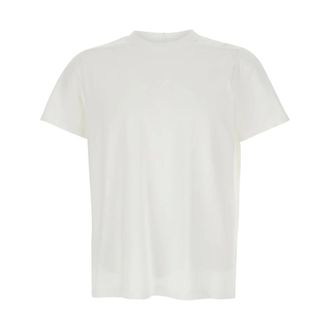Rick Owens Homme, Tops, Blanc, Taille: XL T-shirt &agrave; Manches Courtes